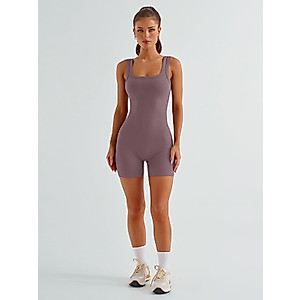 AUTOMET Women's Sexy Bodycon Bodysuit Workout Sets Jumpers Summer Vacation s Shorts Baggy Jumpsuits Gym Fashion Clothes