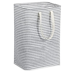 Lifewit 72L and 100L Freestanding Laundry Hamper Collapsible Large Clothes Basket with Easy Carry Extended Handles for Clothes Toys, Grey
