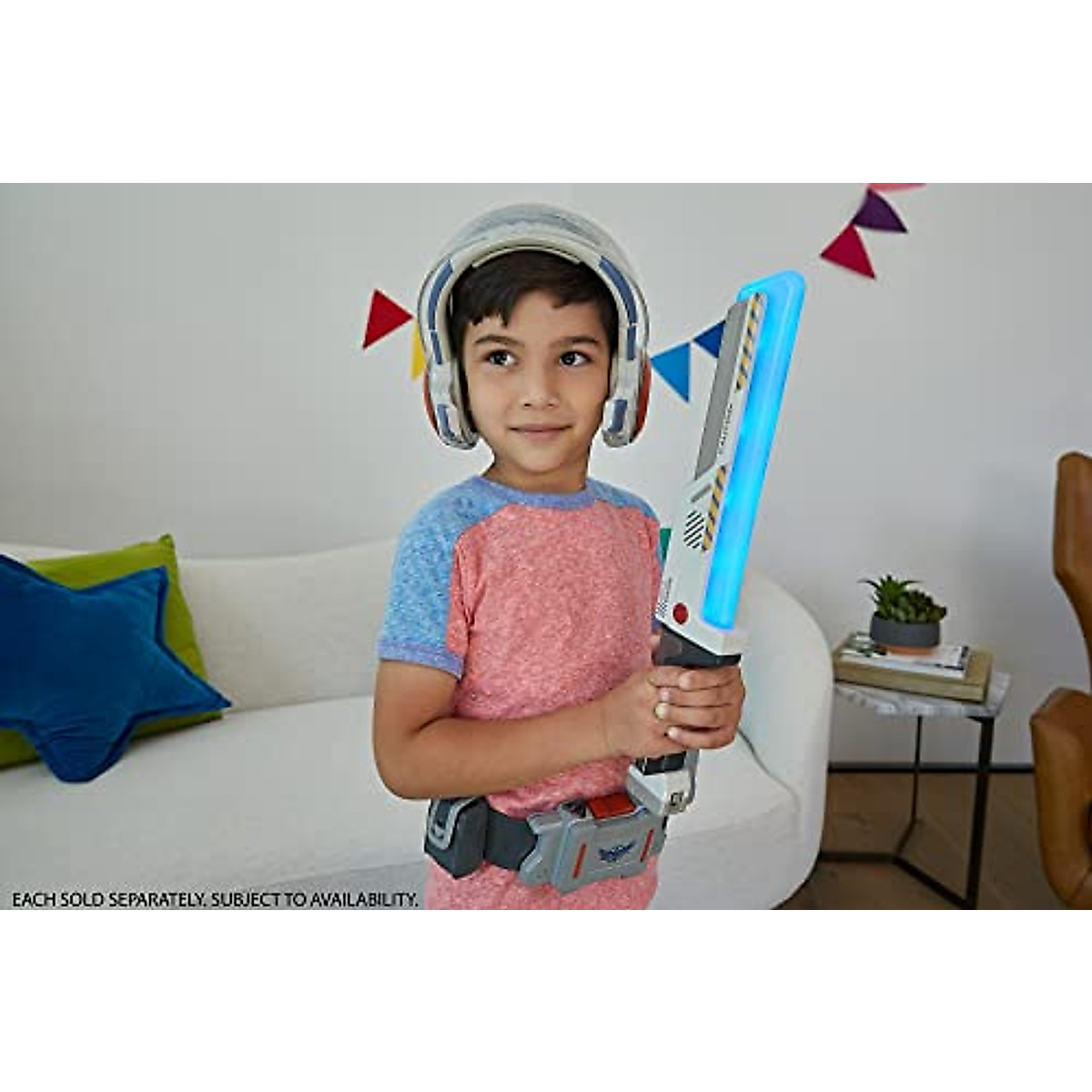 Mattel Disney and Pixar Lightyear Laser Blade DX Costume Toy, Movie-Inspired Plastic Machete with Electronic Lights & Sounds, Kids Gift Ages 4 Years & Older