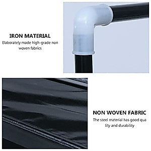 Shoe Rack Organizer Storage Shoes Shelves Black 10 Tier 50 Pairs Standing