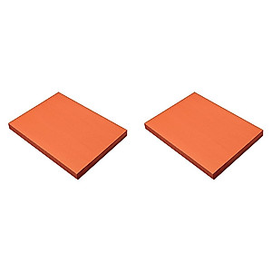 Prang (Formerly SunWorks) Construction Paper, Orange, 9" x 12", 100 Sheets (Pack of 2)