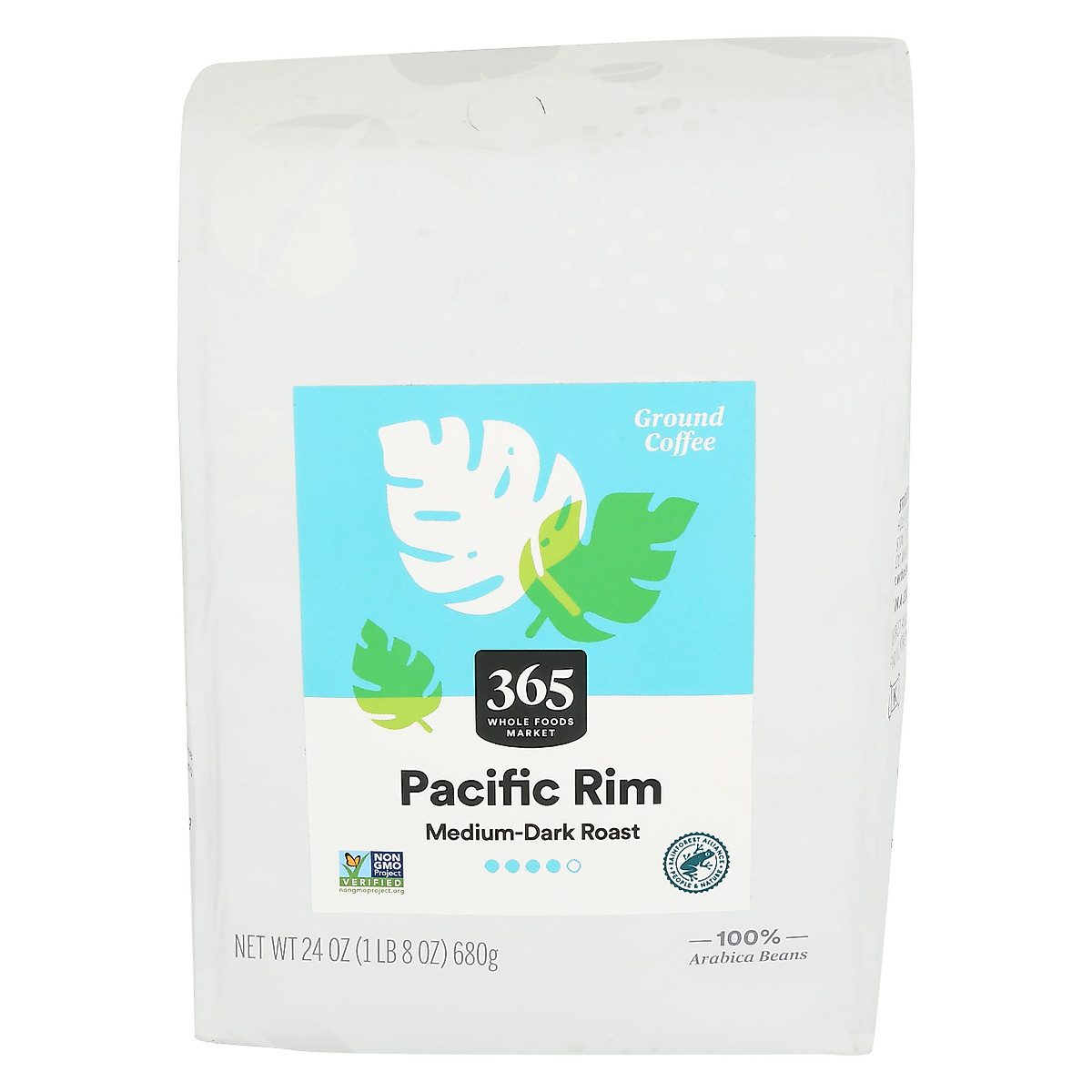 365 by Whole Foods Market, Coffee Vienna Roast Pacific Rim Ground Organic, 24 Ounce