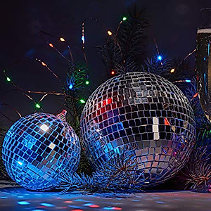 3600 Pieces Mirrors Mosaic Tiles Disco Ball Mirror Tiles Self-Adhesive Real Square Glass Mirror DIY Tiles for Craft DIY Glass Tiles Decorations Making (Silver,0.2 Inch)