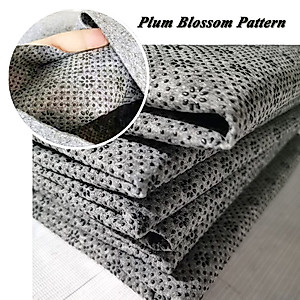 157 x 70 inch Large Non Slip Final Rug Backing Fabric Vinyl Primary Tufting Backing Cloth for Carpets Tufting Supplies Rug Making Cushion Pad Punch Needle Grippy Backing Fabric