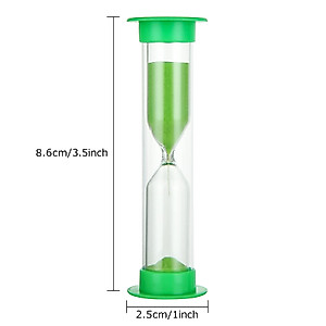 36 Pcs Sand Timer for Kids Set, Plastic Hourglass Sandglass Sand Clock Timers Set 30s / 1min / 2mins / 3mins / 5mins / 10mins for Classroom, Kitchen, Games, Office, Home