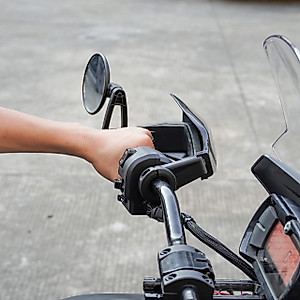 SAUTVS Black Handguards Protector Wind Deflector for Can Am Ryker, Plastic Hand Guards Air Deflector Kit for Can-Am Ryker 600 900 Sport Rally Edition All Models Accessories (2PCS, Replace #219400894)