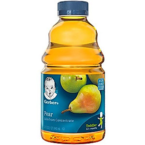 Gerber 100% Pear Juice, 32 FL Ounce (Pack of 6)
