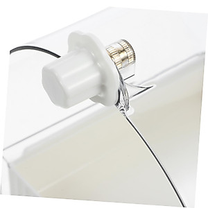 BESPORTBLE Parrot Bath Tub Birdie Convenient Bird Bathtub Reusable Bird Bathtub Bird Bath Cube Birds Supply Parrot Bath Basin Parrot Cage Bathtub Pet Bird Bathtub Bird Bathing Basin Abs White