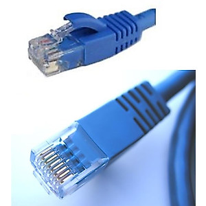UbiGear 150ft Blue RJ45 CAT6 Ethernet LAN Network Internet Computer Patch Solid Wire 23 AWG UTP Cable