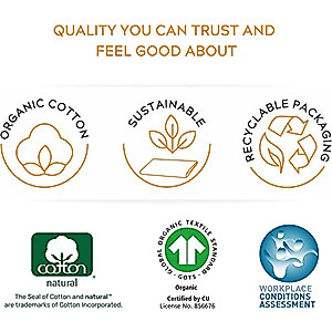 100% Organic Cotton Pillowcases - Soft and Crisp, Cooling Percale Weave, Breathable Pillow Covers, Sleep Mantra, Set of 2 (King Size, White)