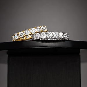 Ross-Simons Diamond Eternity Band Made in 14kt Yellow Gold