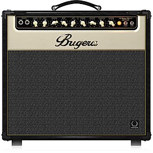Bugera V55 INFINIUM 55-Watt Vintage 2-Channel Tube Combo with INFINIUM Tube Life Multiplier, Original Turbosound Speaker and Reverb