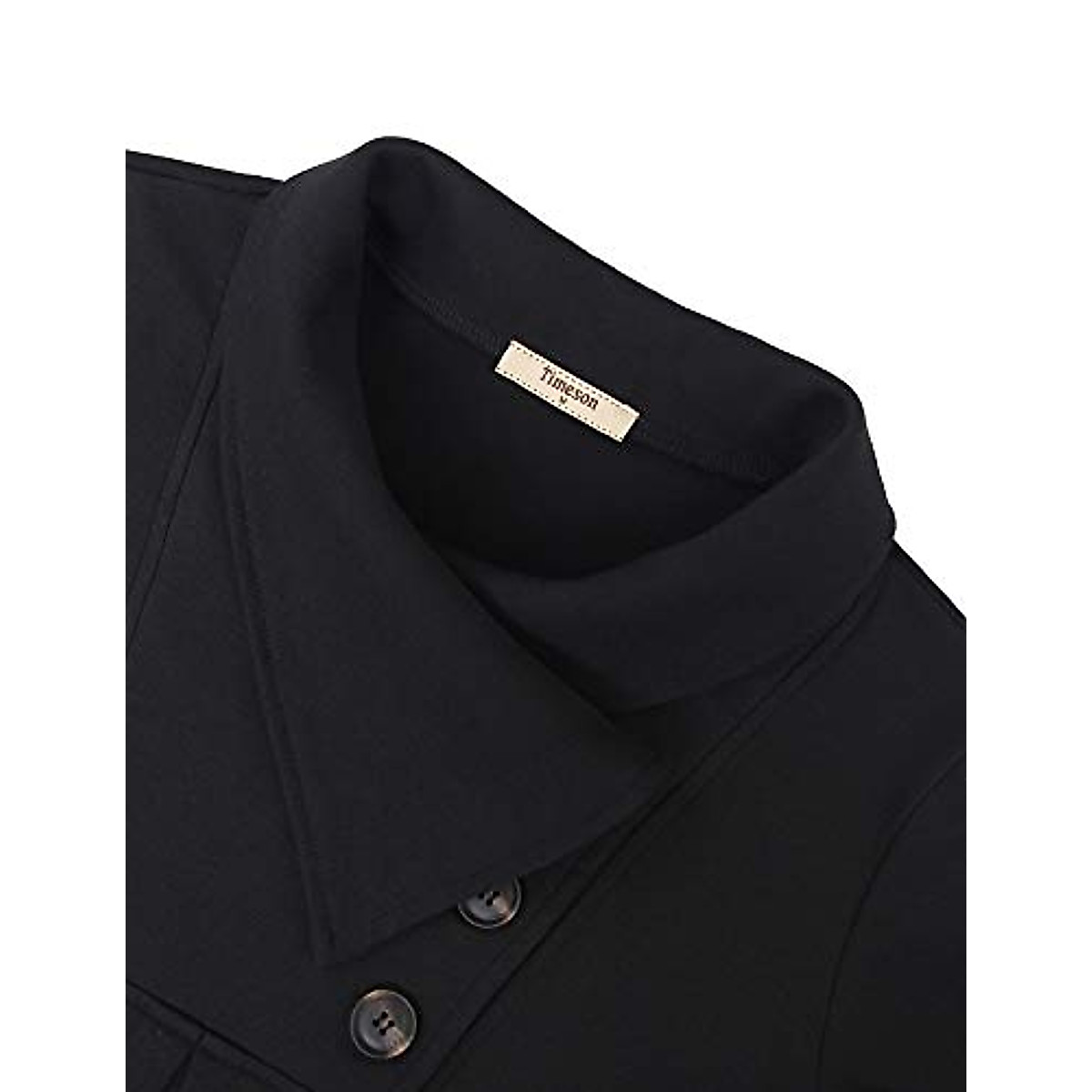 Timeson Black Tunic Tops for Leggings for Women,Long Tunics Sweaters Cowl Neck Dressy Christmas Sweatshirts Long Sleeve Thick Work Shirts Winter Blouse Loose Fit Casual Loose Swing Tops