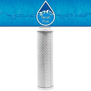 Replacement for OmniFIlter Model CBF1 Activated Carbon Block Filter - Universal 10 inch Filter Compatible with OmniFIlter Model CBF1 - Denali Pure Brand