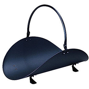 AMAGABELI GARDEN & HOME Fireplace Log Holder Indoor Firewood Carrier Metal Wood Rack Holder Tools Covers Fire Wood Basket Container Sets Ash Bucket