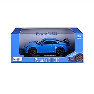 Maisto M36458 2022 Porsche 911 GT3 Super Car-1:18 Scale Cheong Die Cast, Blue