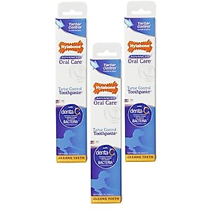 Nylabone Dental Advanced Oral Care Tartar Control Toothpaste (Pack of 3)