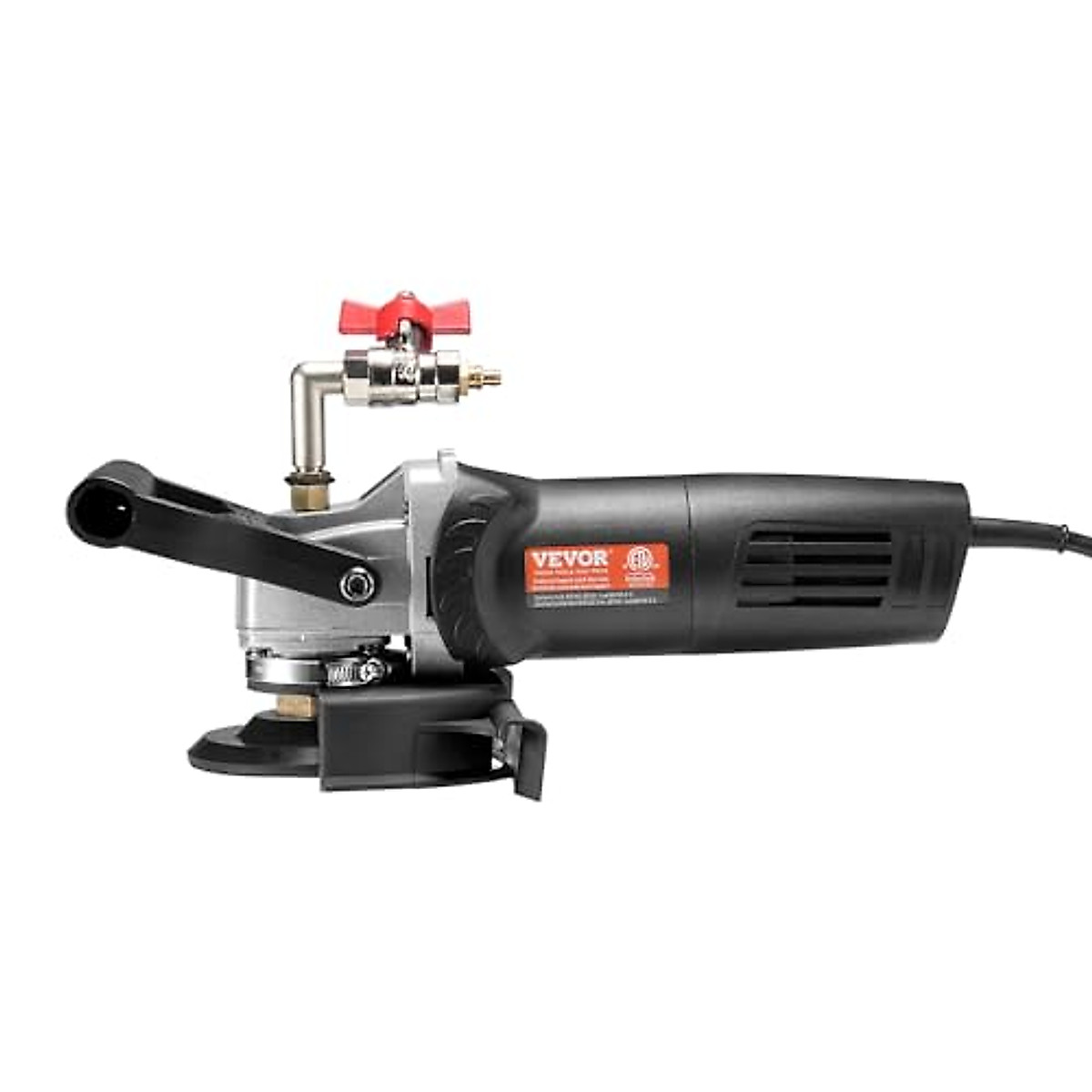 VEVOR Wet Polisher 800W, 4" Concrete Grinder with 6 Variable Speed and 7 Polishing Kits, Wet Grinder Machine for Marble, Granite, Stone, Rock, Tile, Equipped with a GFCI Switch, (1000 - 4000 RPM)