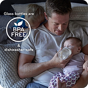 NUK Simply Natural Glass Baby Bottles