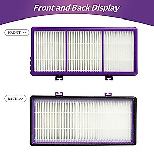 Gazeer True HEPA Filter Replacement for Holmes Aer1 Series Total Air Cleaner, Replacement Parts # HAPF300AP-U4 (6 Pcs HEPA Filters + 8 Pcs Pre Filter)