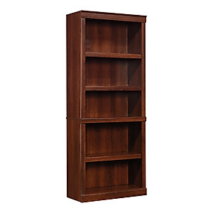Realspace® 72"H 5-Shelf Bookcase, Mulled Cherry