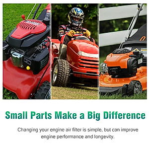 ARyee 593260 798452 Lawn Mower Air Filter, Air Cleaner Replacement Filters for 4247 5432 5432K 09P00 09P702 550E 500EX 550EX 625 575EX Air Filter Mower Series Engine Accessories