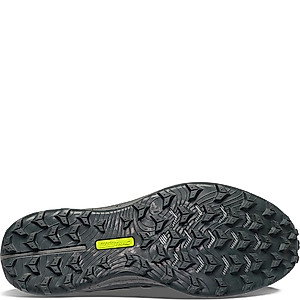 Saucony womens Peregrine 12 Running Shoe, Black/Charcoal, 8.5 US