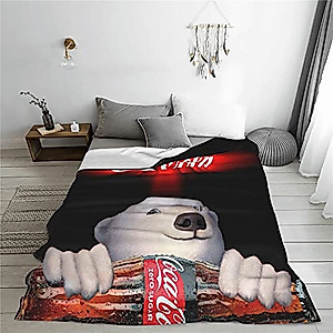 Paoucun Flannel Blanket Classic Sign Print Throw Blanket Lightweight Durable Cozy for Logo Lovers Gift - 50'x60'