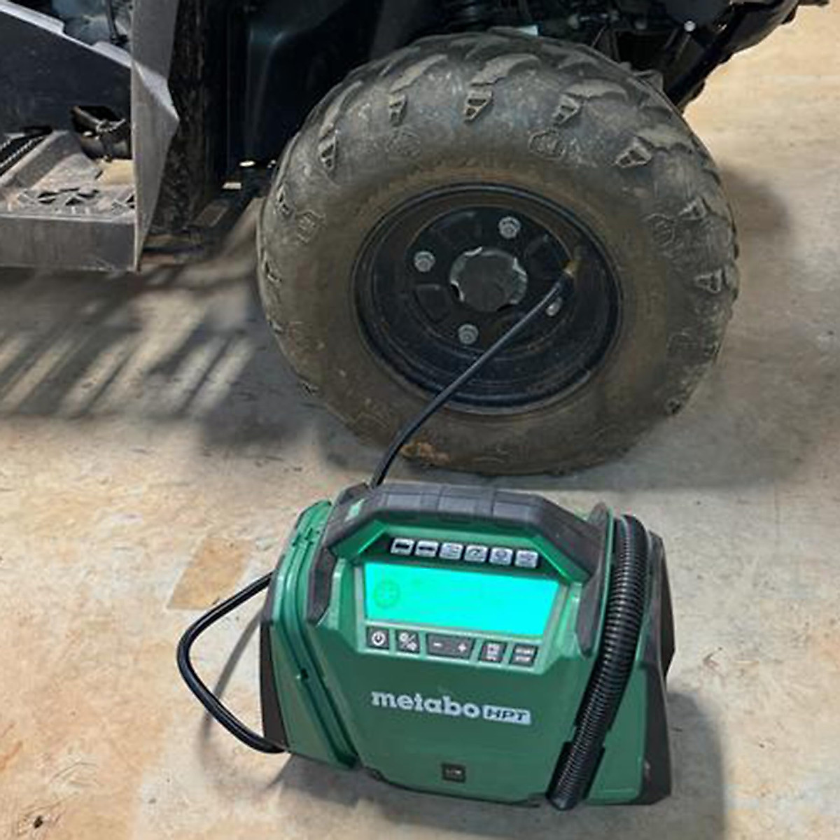 Metabo HPT 18V MultiVolt™ Cordless Dual Function Inflator, Tool Only - No Battery, Portable Air Compressor, UP18DAQ4