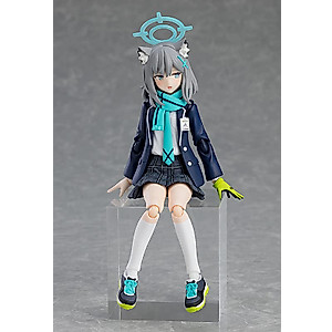 Max Factory figma Blue Archive Blue Sandwolf Shiroko Non-Scale Plastic Painted Action Figure