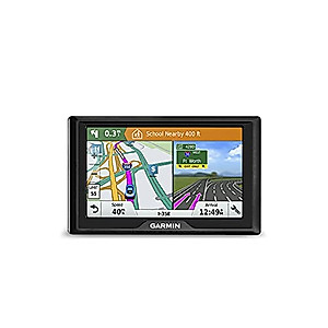 Garmin Drive 51 USA LM GPS Navigator System with Lifetime Maps, Spoken Turn-By-Turn Directions, Direct Access, Driver Alerts, TripAdvisor and Foursquare Data (Renewed)