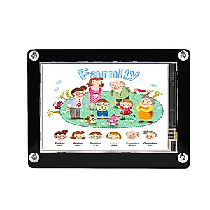 3.5 inch 1080P LCD Touch Screen Black Acrylic Cover Set Compatible with