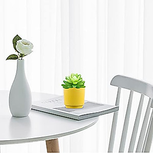 Yardwe 3pcs Flower Pot Desktop Succulent Planters Pots Garden Plant Holder Orchid Pot Home Decor Flower Pots Flowerpots Artificial Plant Pot Office Plant Fibres