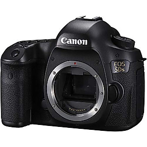 Canon EOS 5DS DSLR Camera (Body Only) 0581C002 - Pro Bundle with Sandisk Extreme 32GB SD, LED Light Kit, 12" Gripster, Gadget Bag, HDMI Cable and More