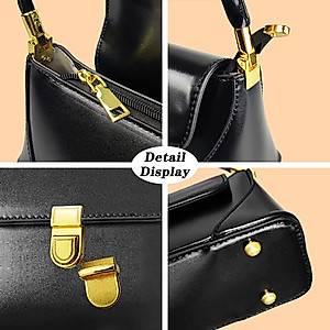 cuiab Women's Shoulder Bag, Shoulder Bag for Women, Black Purse, Black Shoulder Bag, Vintage Shoulder Bag(Olive Black)