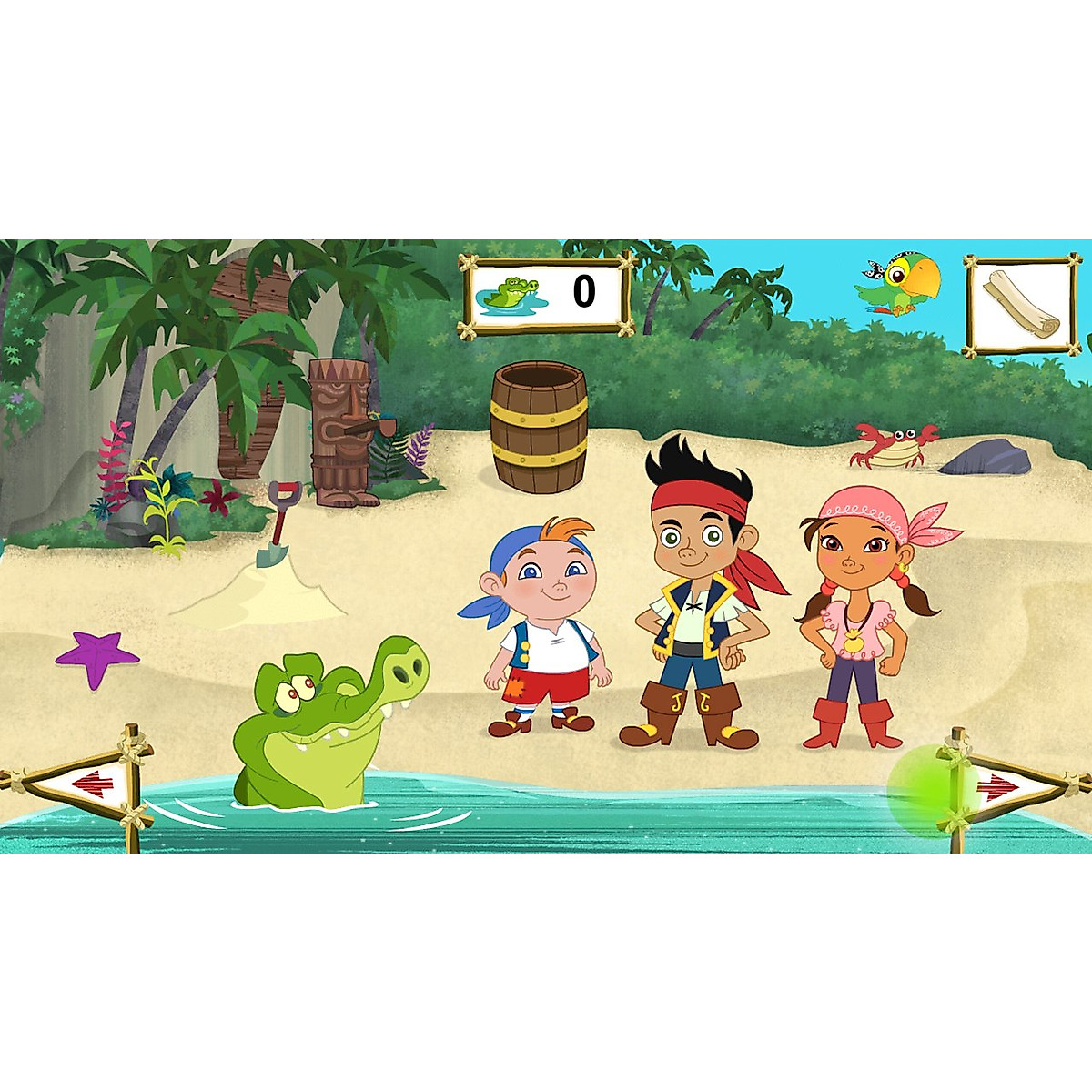LeapFrog LeapTV Disney Jake and The Never Land Pirates Educational, Active Video Game
