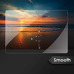 DETUOSI 【2 Pack】 Screen Protector Compatible with Lenovo Smart Tab M10 10.1" 2018 (Model:TB-X605F) Tablet, [NOT for M10 2019 (TB-X505F)], Easy to Install/Case-Friendly/Anti Fingerprint Tempered Glass