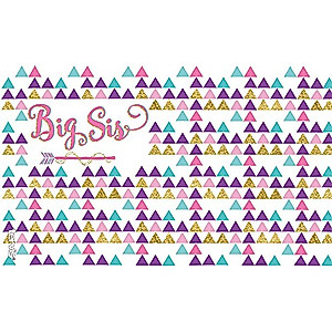 Tervis Big Sis Sister Made in USA Double Walled Insulated Tumbler, 10oz Wavy, Unlidded