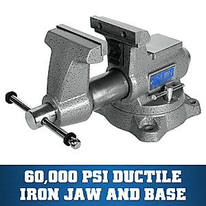 Wilton Mechanics Pro Bench Vise, 4-1/2" Jaw Width, 4" Jaw Opening, 3-1/2" Throat (Model 845M)