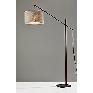 Adesso Ethan Arc Home Office Lamp, Black