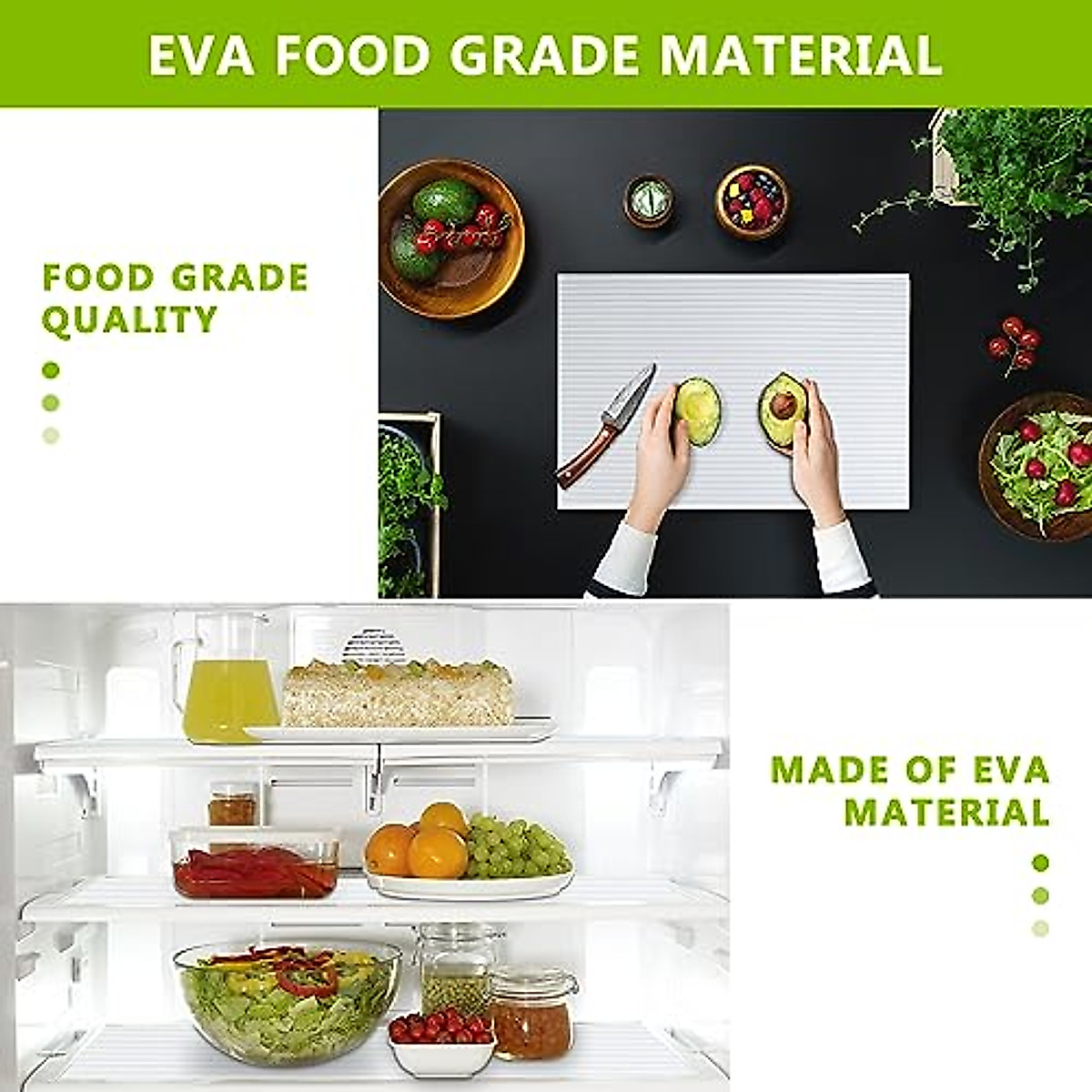 Drawer and Shelf Liner, Shelf Liner Non Adhesive Refrigerator Mats Washable, No Odor Plastic Pantry Liners Wire Shelf Paper Drawer Liner for Cupboard Kitchen Cabinets(White, 23.6 x 78.7 inches)