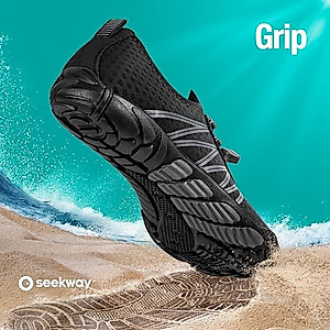 SEEKWAY Water Shoes for Women Adult Quick-Dry Aqua Sock Barefoot Men for Beach Swim River Pool Lake Hiking Kayaking Surfing
