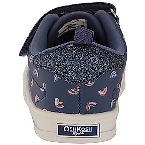 OshKosh B'Gosh girls Garland Sneaker, Navy, 4 Toddler US