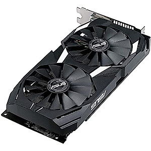 ASUS Radeon RX 580 O4G Dual-Fan OC Edition GDDR5 DP HDMI DVI VR Ready AMD Graphics Card (DUAL-RX580-O4G)