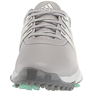 adidas Women's Tour360 22 Golf Shoes, Grey Two/Footwear White/Pulse Mint, 7.5