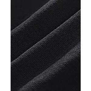 CRZ YOGA Mens Lightweight Muscle Workout Tank Tops Quick Dry Large Armhole Sleeveless Running Athletic Shirts Top Black Large