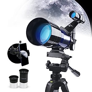Telescope for Kids Beginners,70MM Astronomy Monocular Telescopes with Backpack, Adjustable Tall Tripod
