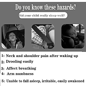 Baby seat Head Support Belt to Protect The Neck Brace, Comfortable Baby seat Shoulder Strap Cover Sleeping Solution