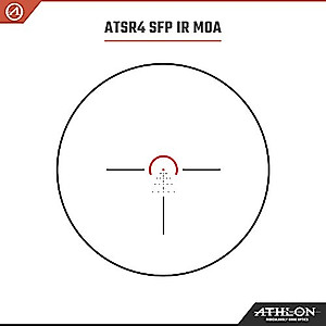 Athlon Optics Midas BTR GEN2 1-6x24 Riflescope - ATSR4 SFP IR MOA, Black