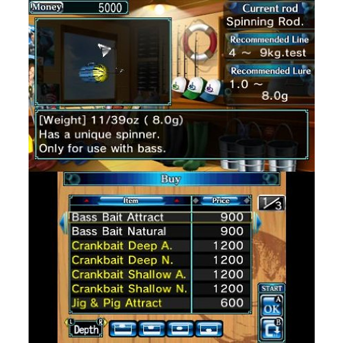 Super Black Bass 3D - Nintendo 3DS